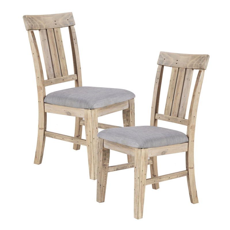 Laurel Foundry Modern Farmhouse Kendig 4 Piece Solid Wood Dining Set